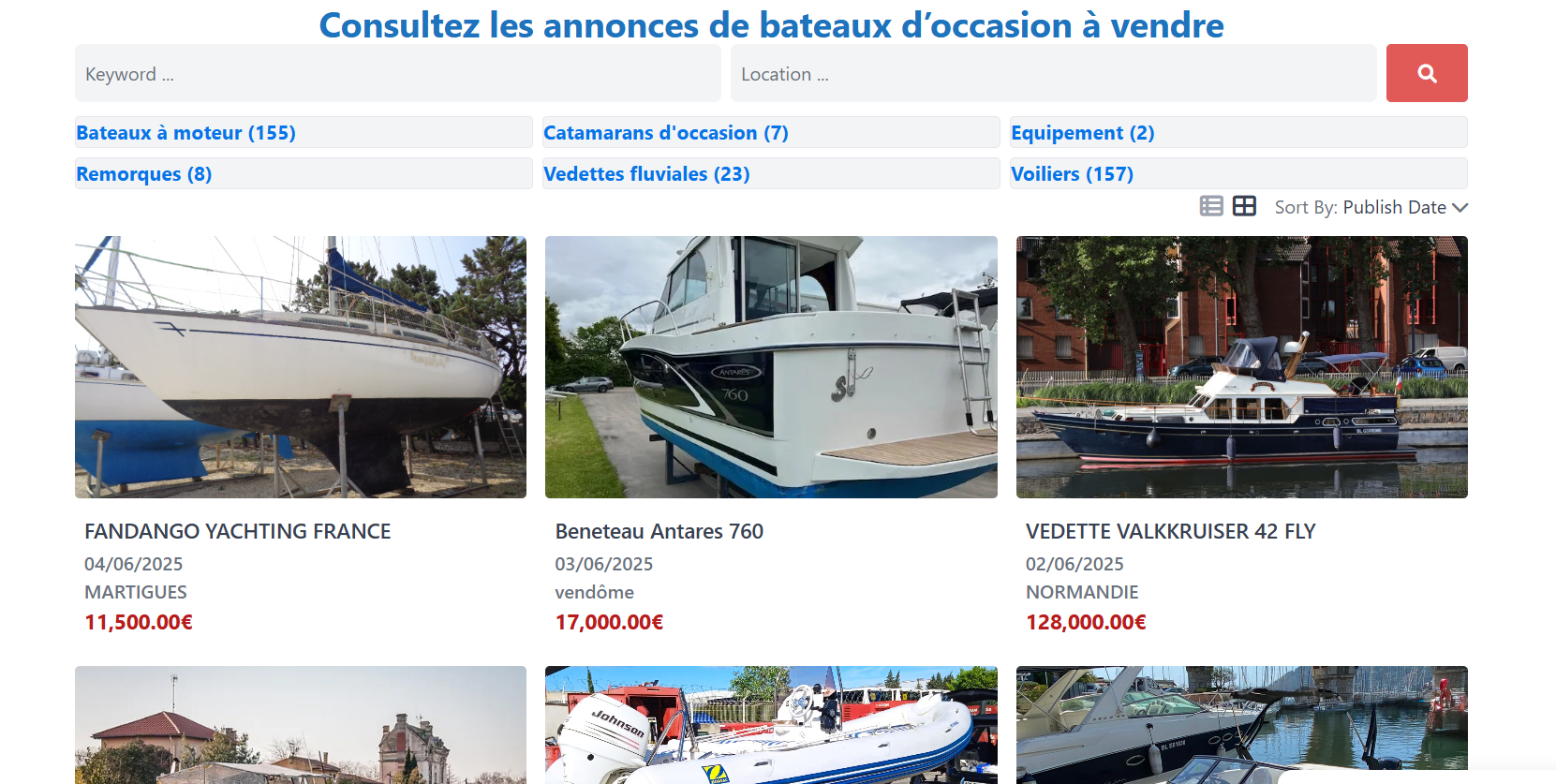 Mers et Bateaux, le site référence pour les annonces bateaux en France